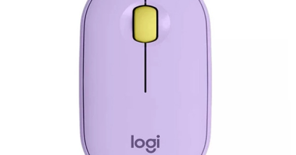 Logitech M350 Pebble Lavender Lemonade Wireless MousePrice in BD